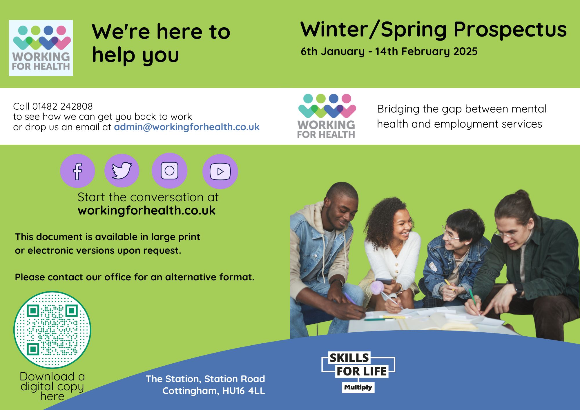 Winter Spring Prospectus 2025 - Working For Health