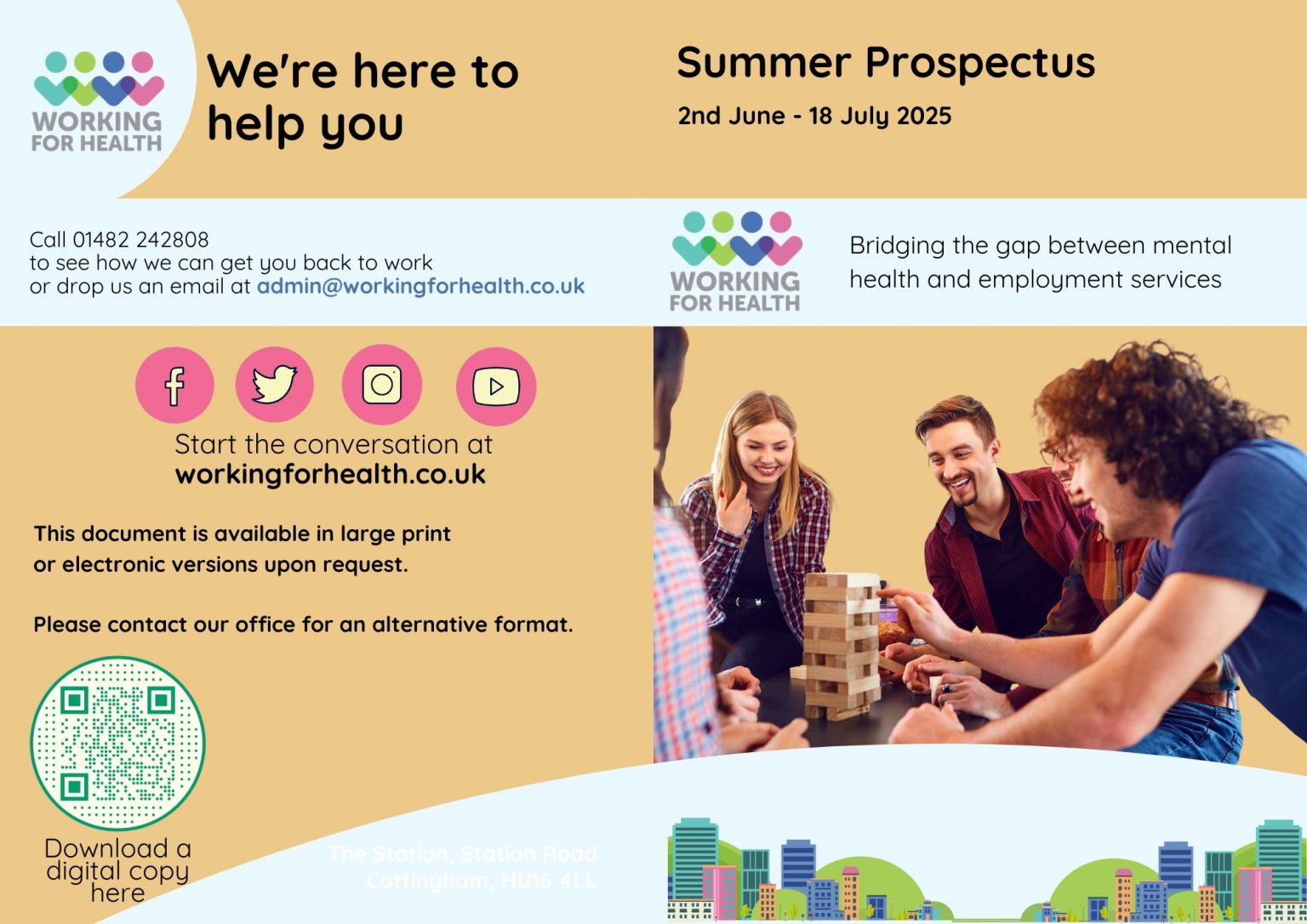 Summer Prospectus 2025 - Working For Health