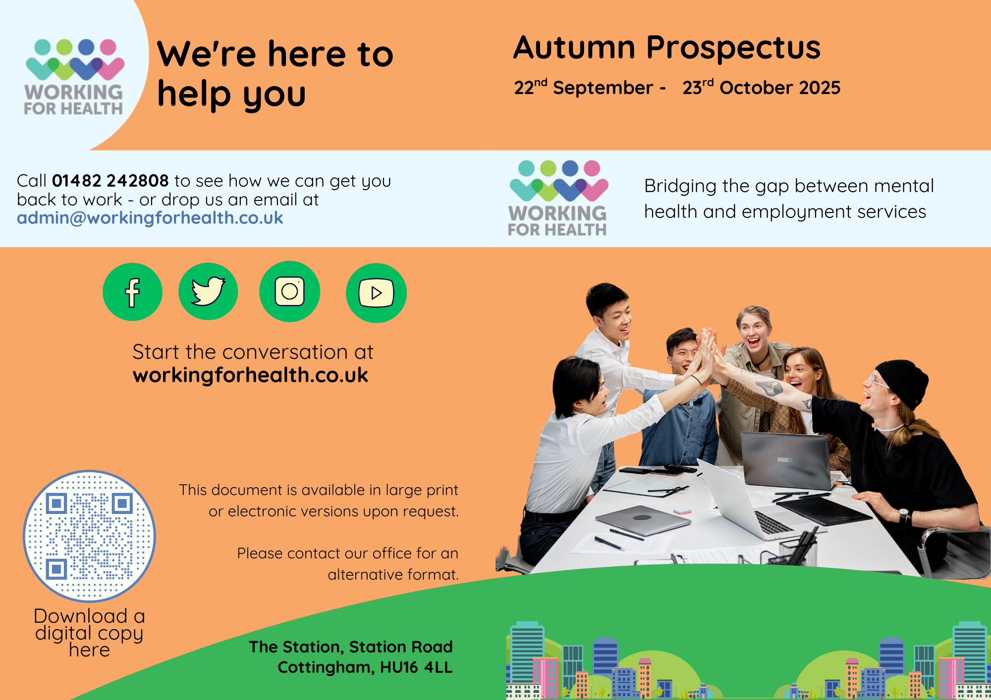 Autumn Prospectus 2025 - Working For Health